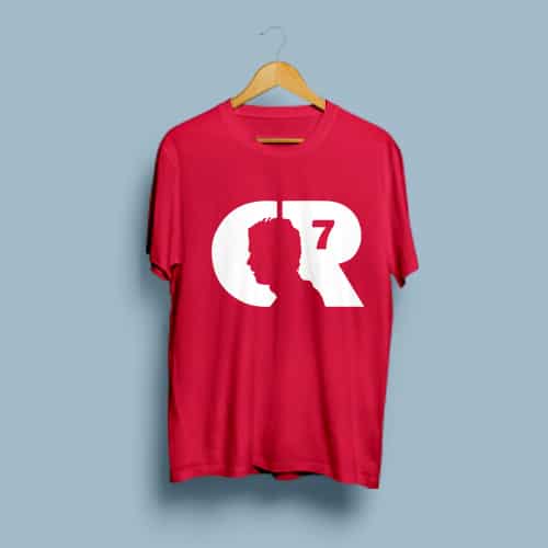 Cr7 Typography Graphic Round Neck Tshirt - Footballmonk