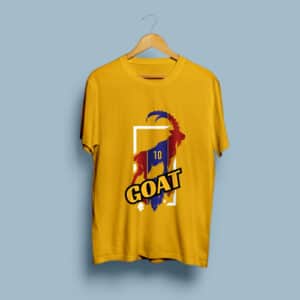FC Barcelona Goat Graphic Round Neck Tshirt - Footballmonk