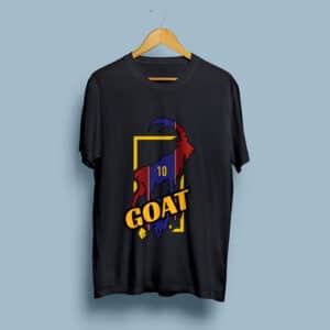 FC Barcelona Goat Graphic Round Neck Tshirt - Footballmonk