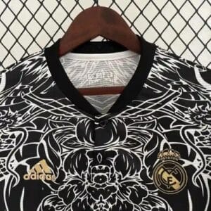 Buy Real Madrid Black Dragon Edition 24-25 Online in India | Real Madrid Jerseys | FootballMonk